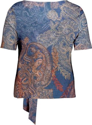 Betty Barclay Kurzarmshirt Damen mit Schleifenknoten (1-tlg)