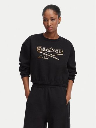 Reebok Sweatshirt Renata RK25707CCW Schwarz Cropped Fit