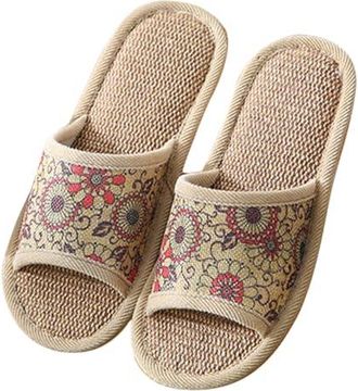 UPKOCH Pantoufles Semelle &Eacute;paisse pour Femmes et Hommes Mules Int&eacute;rieures Respirantes L&eacute;g&egrave;res Antid&eacute;rapantes et Lavables Confortables pour Maison et Chambre 