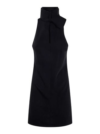 Courrèges Robe Au Genou - Noir