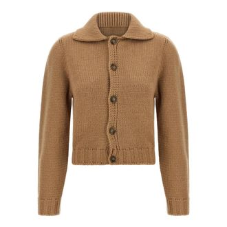 Maison Margiela Stitch Line Cardigan - - Knitwear - Damen - Beige - M