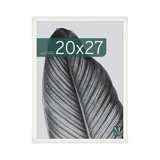 MCS Studio Gallery Lot de 1 cadre photo, 50,8 x 68,6 cm, grain de bois blanc pour photos, affiches et impressions dart