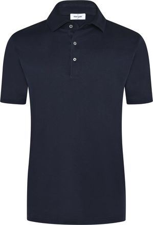 Gran Sasso Glattes Poloshirt aus softem Baumwolljersey in