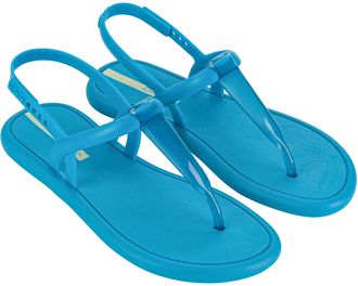 Ipanema Damen Glossy Fem Sandale, Blue Transp Blue, 35/36 EU