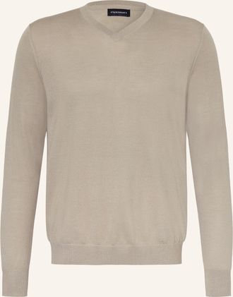 Strokesman's Strokesmans Pullover Aus Merinowolle gruen