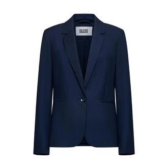 Silvian Heach Essentieller Einreiher-Blazer - - Jackets - Damen - Blau - S