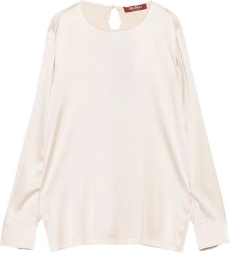 Max Mara Klassische Bluse - Nude
