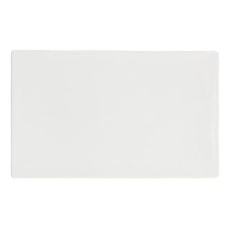 La Porcellana Bianca THUN LA PORCELLANA WEIß - Set 3 rechteckige Tabletts, 28 x 17 cm, Essential Gourmet
