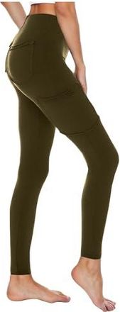 Generic Legging cargo pour femme - Pour le sport, la gym, lentra&icirc;nement, le yoga, le fitness - Avec poches - Contr&ocirc;le du ventre - Taille haute, Jn, XL