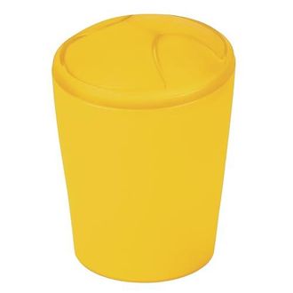 Spirella Poubelle à bascule PP MOVE 5L Frosty Jaune