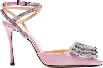 Mach & Mach Mach & Mach, Femme, Chaussures, Rose, Taille: 37 1/2 EU Escarpins en satin &agrave; double