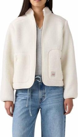Levi's Od Sherpa Jacket, Whisper White, L Femmes