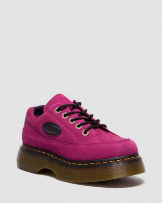 Dr. Martens Buzz 5-&Ouml;sen Milled Nubuck Schuhe in Rosa, Gr&ouml;&szlig;e: 36