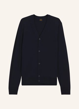 HUGO BOSS Strickjacke Avac_Cd-1 Regular Fit blau