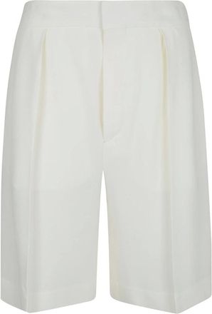 Victoria Beckham Femme, Shorts, Blanc, Taille: 34 FR Shorts Tailleur