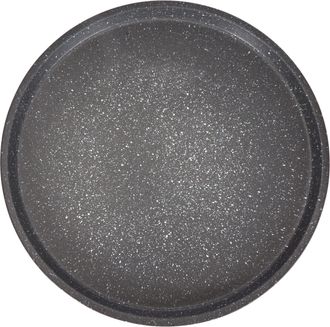 Aeternum Madame Petravera - Rundes Pizza-Backblech, Durchmesser: 33 cm, Höhe: 1,5 cm, Material: Aluminium, Farbe: Grau