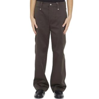 Burberry Gerade geschnittene Hose mit lockerem Sitz - - Trousers - Herren - Braun - S