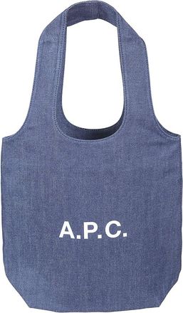A.P.C. A.p.c., Femme, Sacs, Bleu, Taille: ONE Size Ninon Small Denim Tote Bag