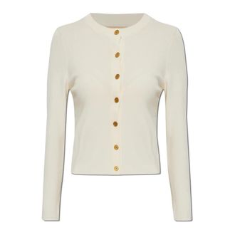 Michael Kors Merino-Woll Cardigan - - Knitwear - Damen - Beige - S