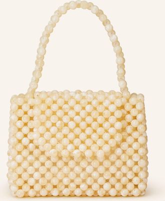 0711 Tbilisi 0711 Tbilisi Handtasche Ani Aus Schmuckperlen beige