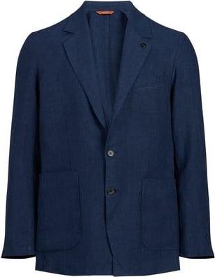 Cruna Veste Tribeca &agrave; col tailleur en lin