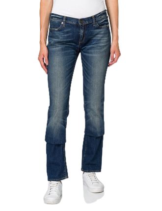 True Religion Damen Hight Waist Straight Jeans, Blau (Blue Tencel 4646), W31/L32 (Herstellergr&ouml;&szlig;e: 31)