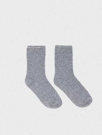 Maje Chaussettes Basses - Gris - Maje