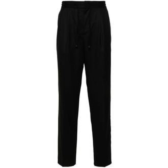 Brunello Cucinelli Bundfaltenhose mit schmal zulaufendem Bein - - Trousers - Herren - Schwarzk - 2XL