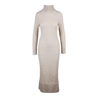 Eleventy Strickkleid mit hohem Kragen - - Dresses - Damen - Beige - S