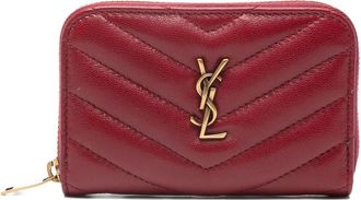 Saint Laurent Chevron Logo Wallet