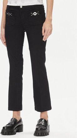 Liu Jo Stoffhose MA4291 T7144 Schwarz Slim Fit