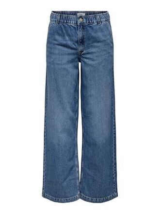 Only Femme Onlcomet MW Wide DNM Pim620 Noos, Denim Bleu Médium, S / 32L EU