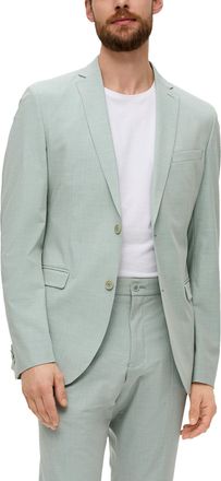 s.Oliver Black Label Herren 2142797 Business-Anzug Jacke, grün 72W2, 50