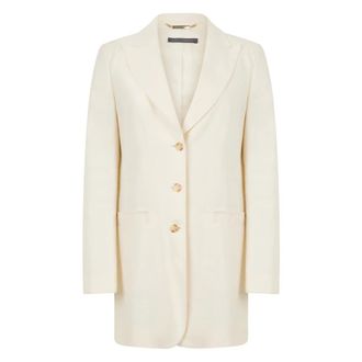 Alberta Ferretti Damen, M&auml;ntel, Beige, MGr&ouml;&szlig;e