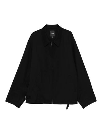 Yohji Yamamoto veste à fermeture zippée - Noir