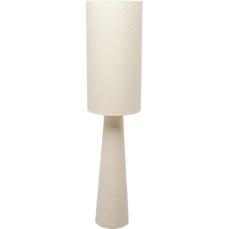 Kare Design Design Stehlampe Marleen Beige Boucle, 130cm H&ouml;he, Wei&szlig;, Baumwolle, Stahl, Moderne Stehleuchte, Schlafzimmer, Wohnzimmer, keine Leuchtmittel inklusive