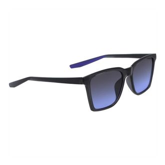 Nike Quadratisch-Sonnenbrille, Logo (&Ouml;lblau/Rauch-Grau)