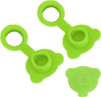 Generic Bären-Wannenstöpsel - Silikon-Abflussstöpsel, Abdeckung | 2 x niedliche Tierform, Wiederverwendbare Dichtung, Flexibler Badewannenstöpsel, dichte Wass