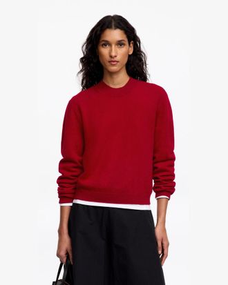 Arket Pullover Aus Merinowolle -Rot