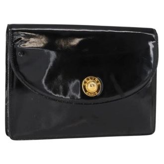 Celine Pochette en toile enduite Pre-owned - Femme - Pre-owned - Noir - Taille: ONE Size