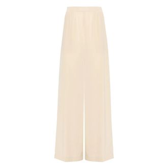 Joseph Seidenhose mit weitem Bein - - Trousers - Damen - Beige - S