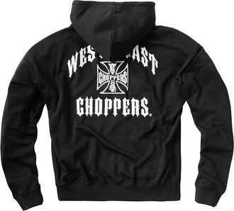 West Coast Choppers Hoodie Iron Oversized Zip Hoody
