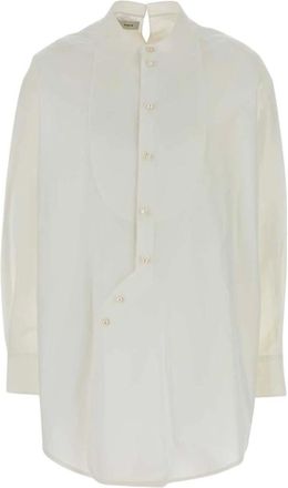 Carven Femme, Blouses et Chemises, Blanc, Taille: 36 FR Sh306 Chemise Smoking