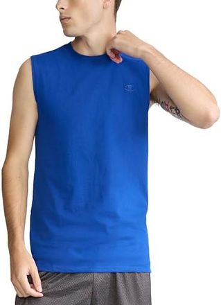 Champion Shirt, Sleeveless, Tank, Classic Muscle Tee Top for Men (Reg. Or Big & Tall) Chemise, Surf The Web, Taille L Homme
