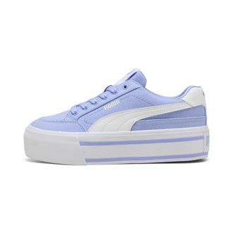Puma Court Classic Vulc Platform Sneakers Damen, Schuhe, Lila, 35.5