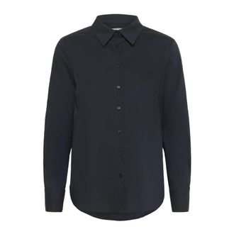 Part Two Femme, Blouses et Chemises, Bleu, Taille: 42 FR Chemisier NiminiPW SH Bleu marine foncé