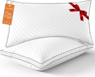 Sweetnight Bettkissen, King-Size, Flauschige Luxus-Hotel-Kollektion, gro&szlig;e Kissen mit Zwickel f&uuml;r Nacken und Schulter, Seiten-, R&uuml;cken-, Bauchschl&auml;ferkissen, gem