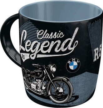 Nostalgic Art Retro Kaffeebecher, 330 ml, BMW - Classic Legend - Geschenk-Idee für BMW Accessoires Fans, Original Lizenzprodukt (OLP), Keramik-Tasse für Kaffee, Vin