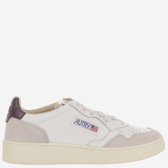 Autry Womens Sneakers Medalist Low Brown Cow Leather Trainers