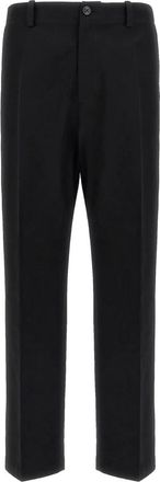 Moncler Homme, Pantalons, Noir, Taille: M X Frgmt Pantalon en Gabardine de Coton